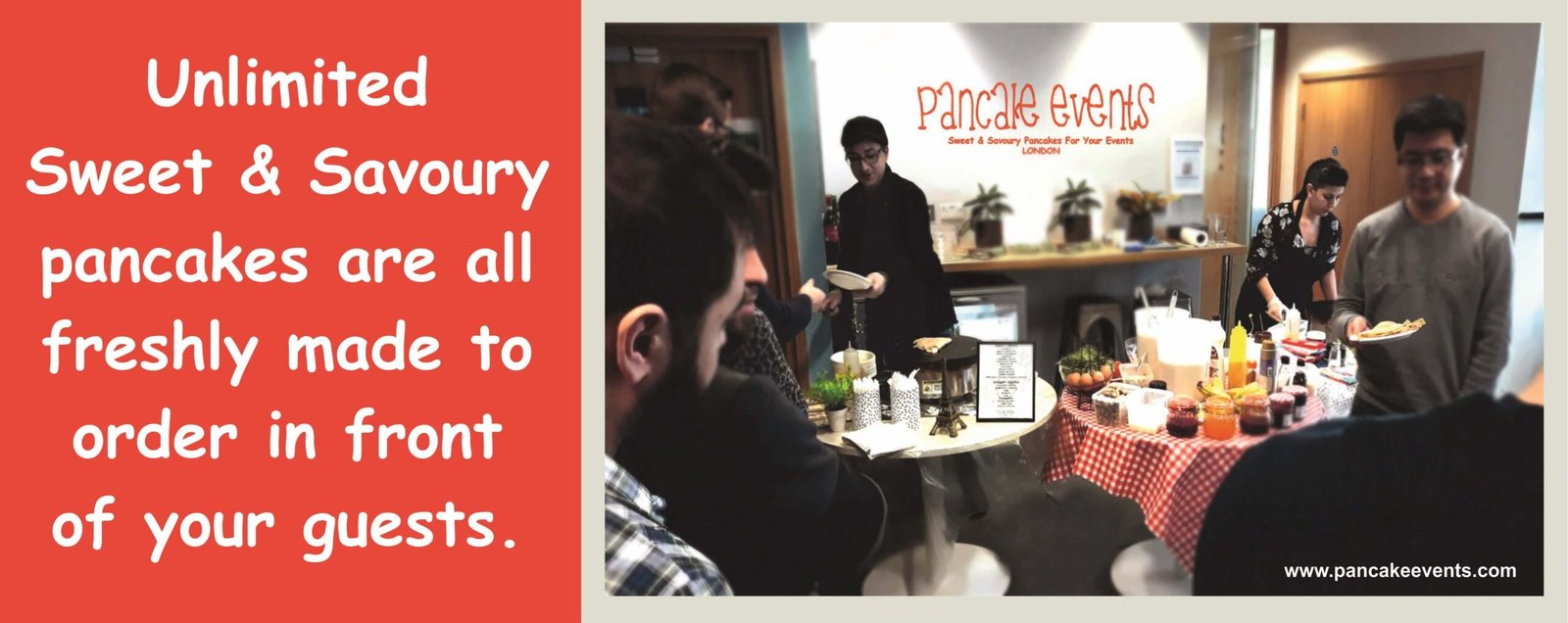 Pancake Crepes Food & Event Catering Near me London UK